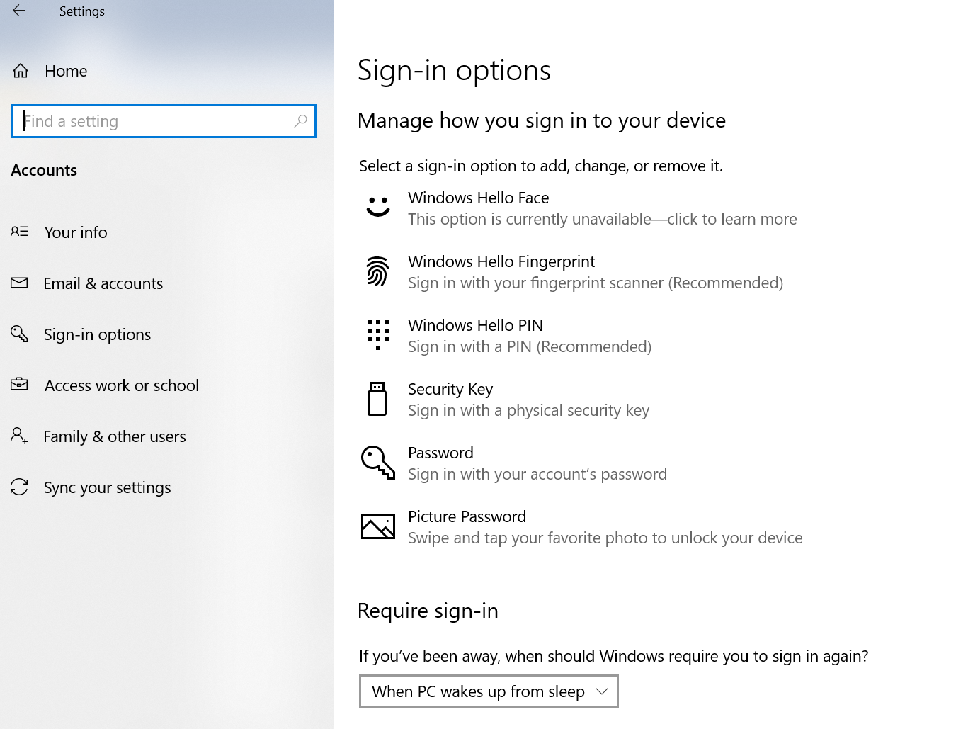 Change Your Password and Sign-in Options in Windows 10 - A Savvy Web