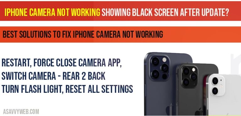 iPhone Camera Not Working After iOS Update? 7 Universal Fixes - A Savvy Web