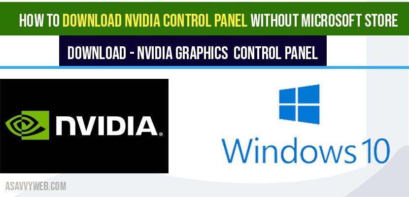 Can you download nvidia control panel - dsaecoffee