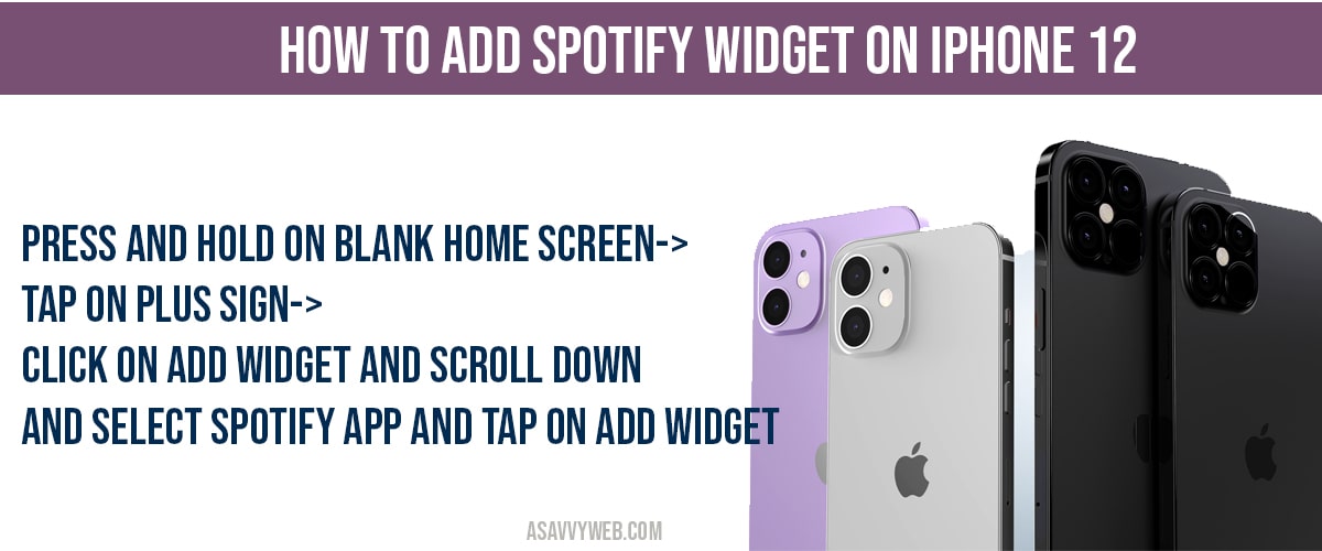 how-to-add-spotify-widget-on-iphone-12-a-savvy-web
