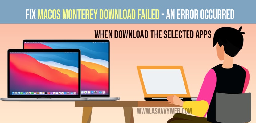 Fix MacOS Monterey Download Failed An Error Occurred When Download The Selected Apps A Savvy Web