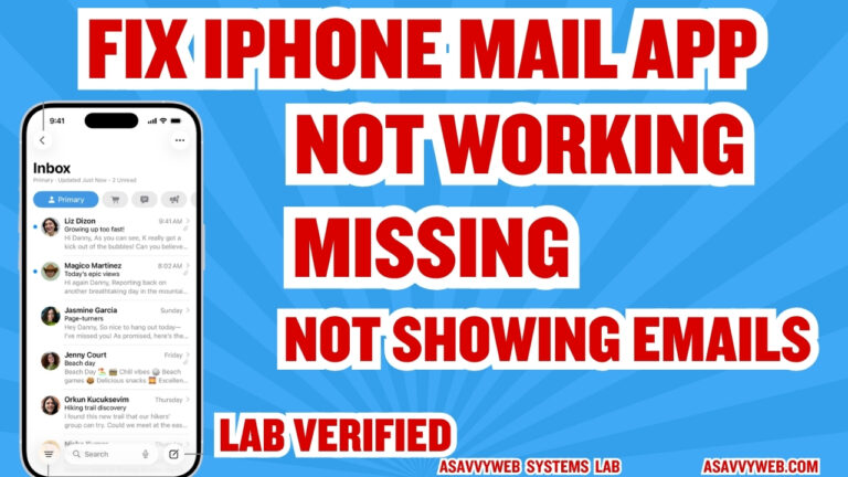 iPhone Mail App Not Working? 8 Fixes for Missing Emails & Crashes (2026 ...