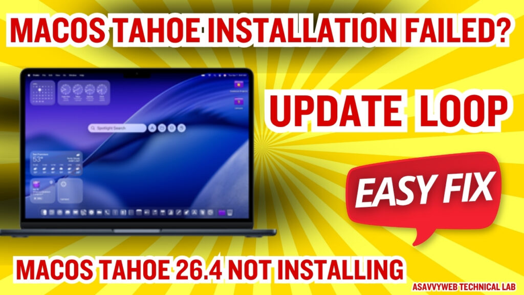Can’t Install macOS Tahoe? 8 Simple Fixes for a Stuck Update - A Savvy Web